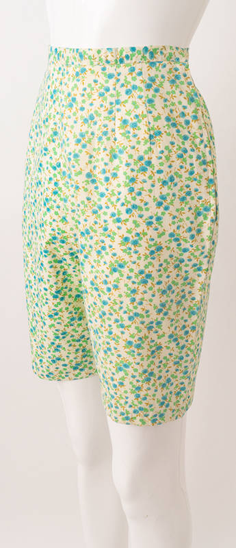 High Waist Calico Shorts NOS: Ballyhoovintage.com