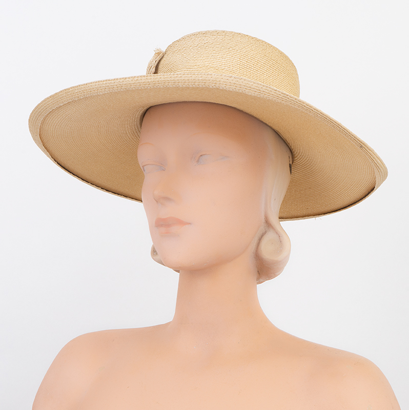 Vintage Broad Brimmed Summer Hat: Ballyhoovintage.com