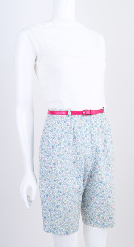 Early 60s Calico Print Shorts: Ballyhoovintage.com