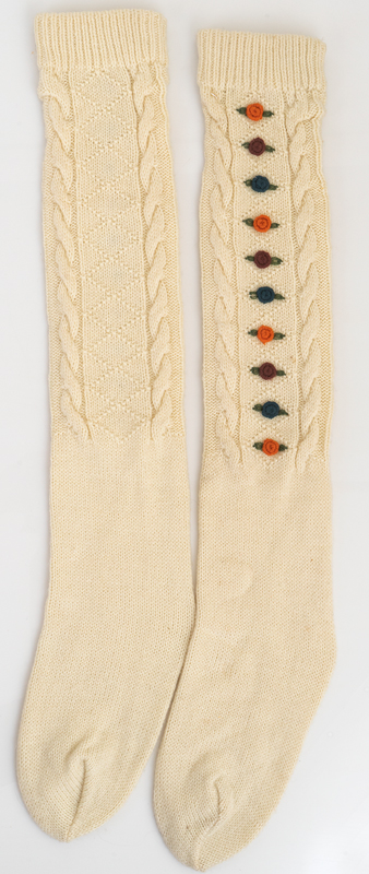 Never worn 1970s Knee-High Socks: Ballyhoovintage.com