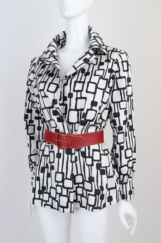60s Mod Art Print Jacket: Ballyhoovintage.com