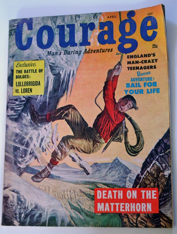1958 "Courage" Magazine: Ballyhoovintage.com