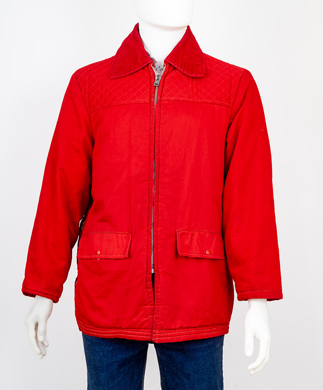 Vintage Red Insulated Hunting Jacket: Ballyhoovintage.com