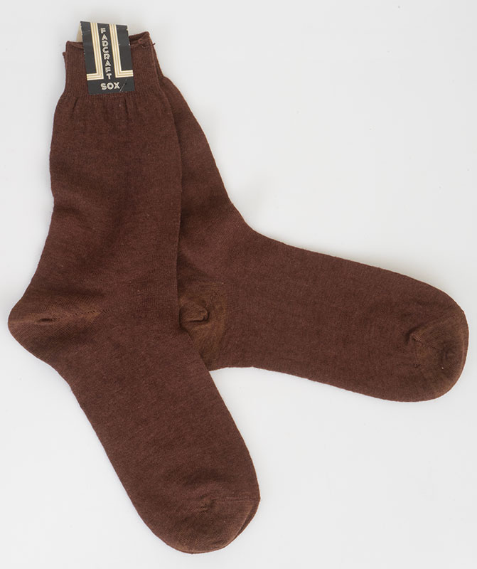 1950s Fadcraft Wool Blend Socks: Ballyhoovintage.com