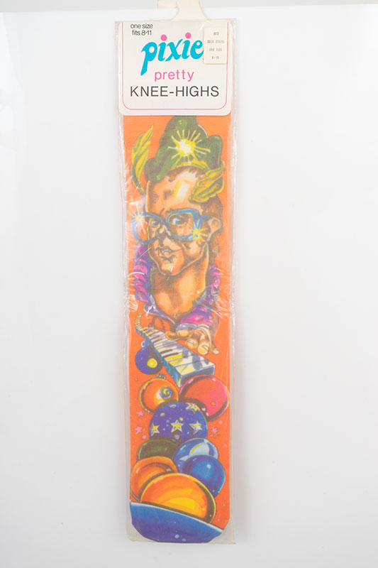 Vintage 1970s Elton John Pinball Wizard Knee-Highs: Ballyhoovintage.com