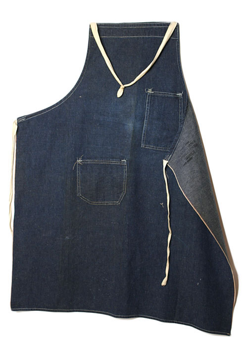 Vintage Blue Denim Apron: Ballyhoovintage.com
