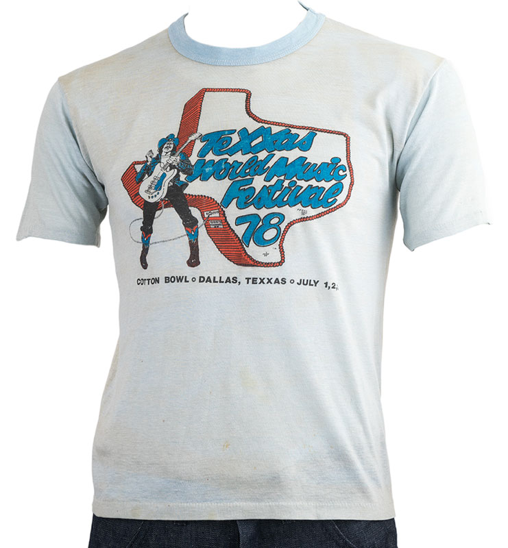 Texxas World Music Festival 1978 T-Shirt: Ballyhoovintage.com