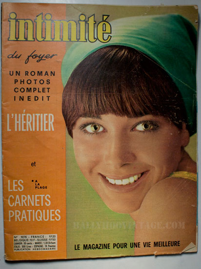 1960s French Romance Magazine "Intimite": Ballyhoovintage.com