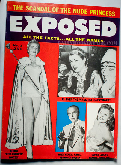 1950s Celeb Scandal Magazine: Ballyhoovintage.com